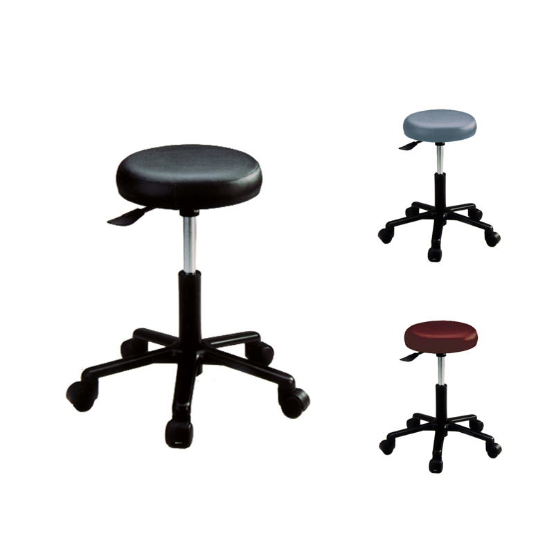 Sanitary stool with wheels